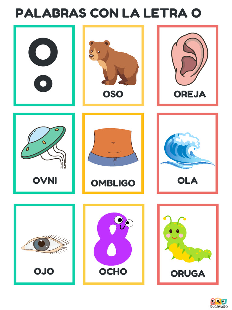 Palabras Con La Letra O | PDF