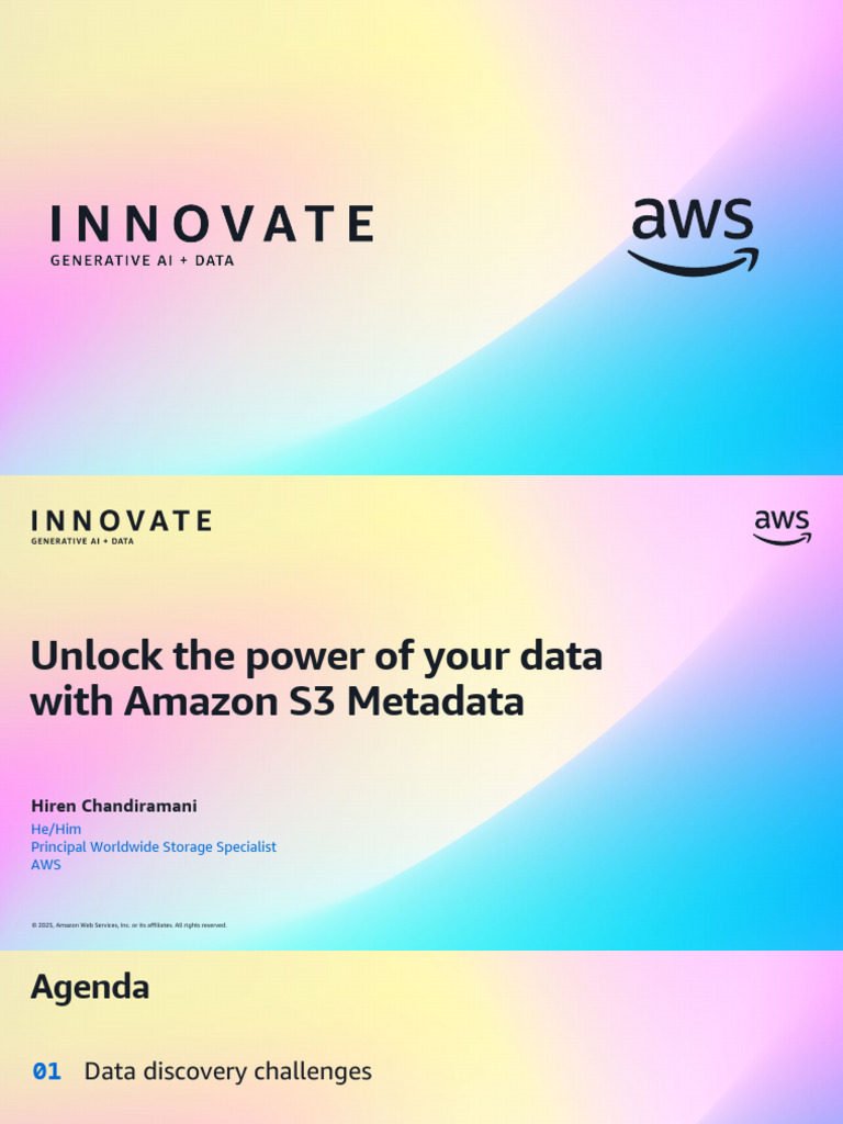 Unlock The Power of Your Data With Amazon S3 Metadata | PDF | Metadata | Amazon Web Services
