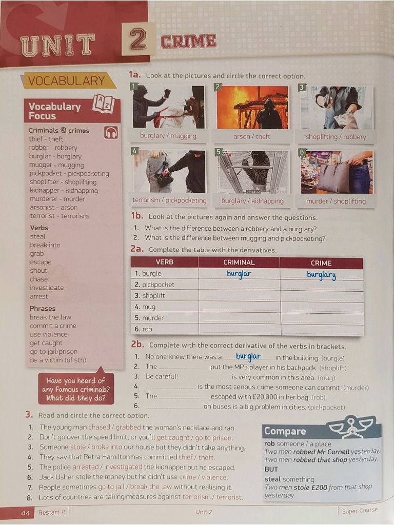 Restart 2 - Unit 2 - ST - Book | PDF