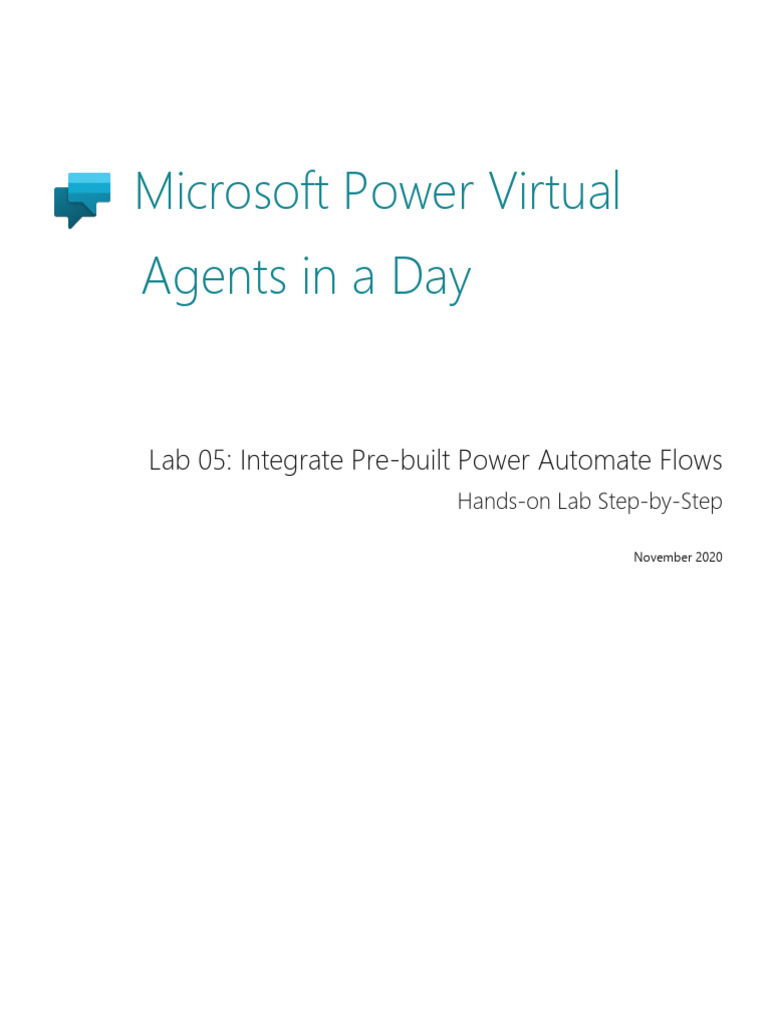 05-Integrate With Prebuilt Power Automate Flows | PDF | Computer Science | Software