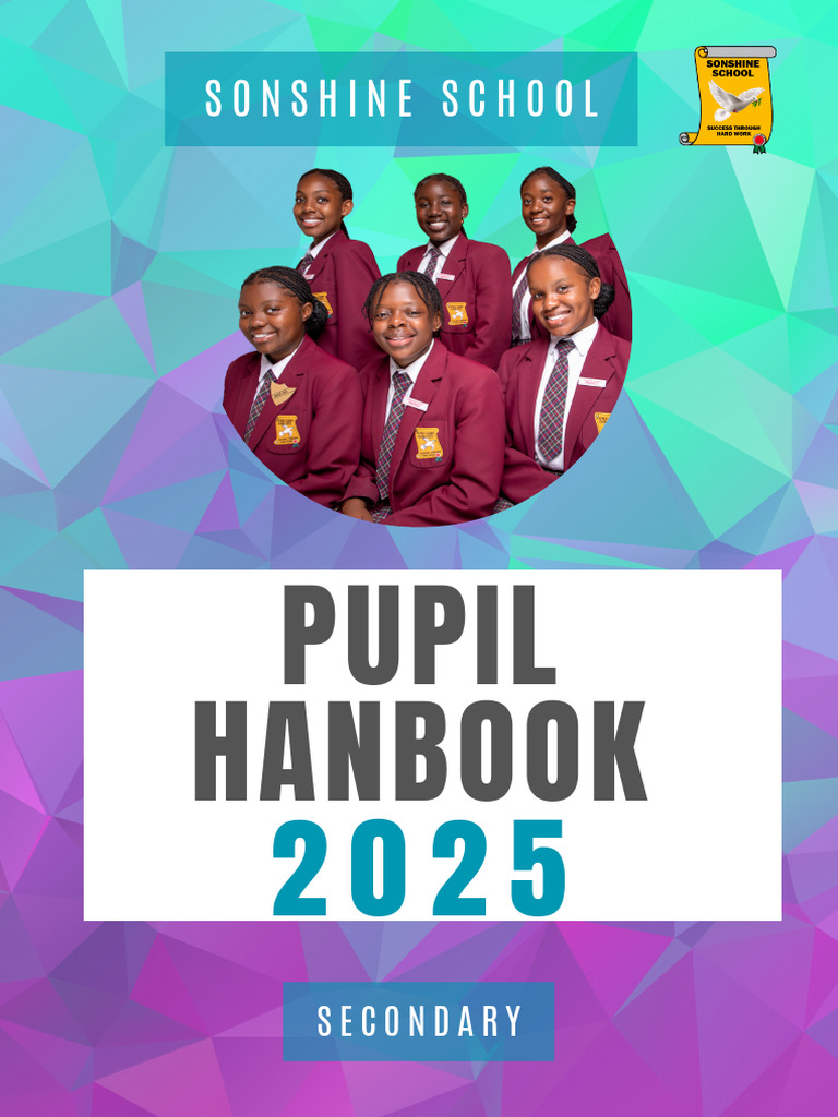 Sonshine Secondary School Handbook | PDF | Hairstyle | Hair