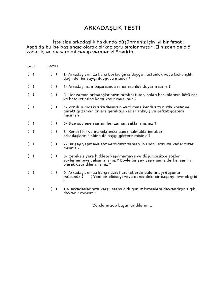 Arkada L K Testi | PDF