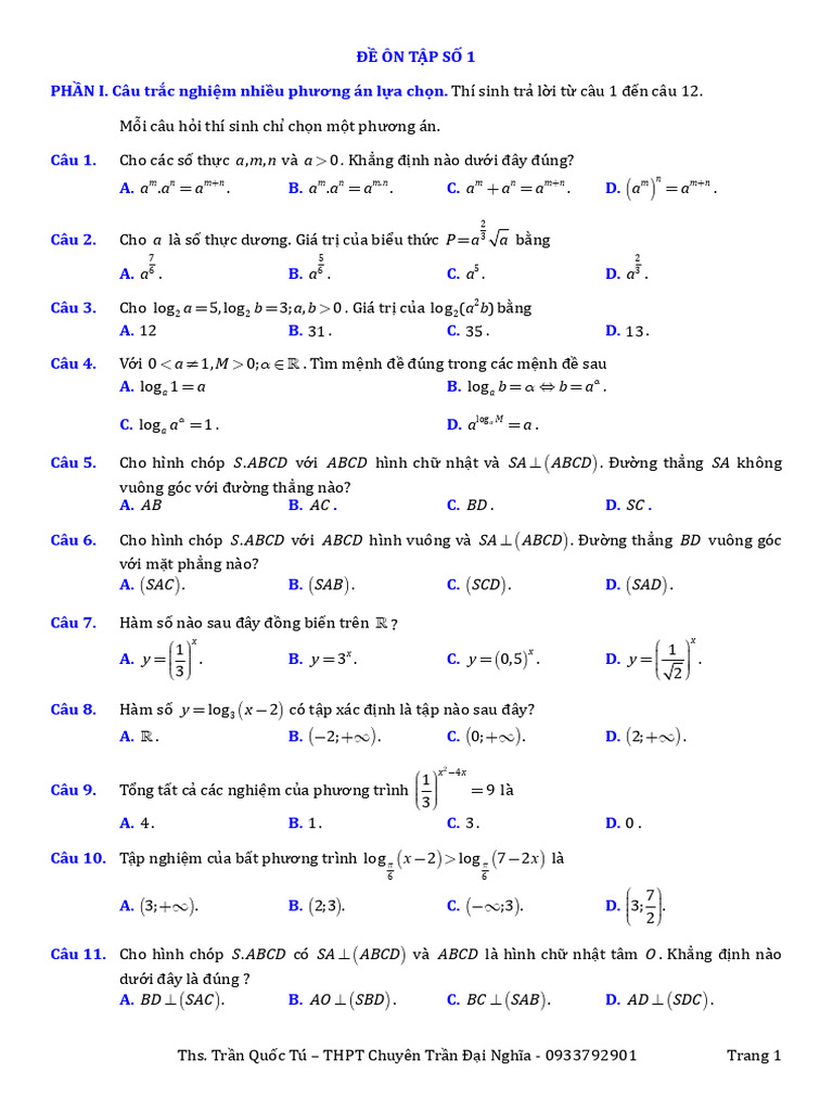 ĐỀ-ÔN-TẬP-SỐ-1-GK2 | PDF