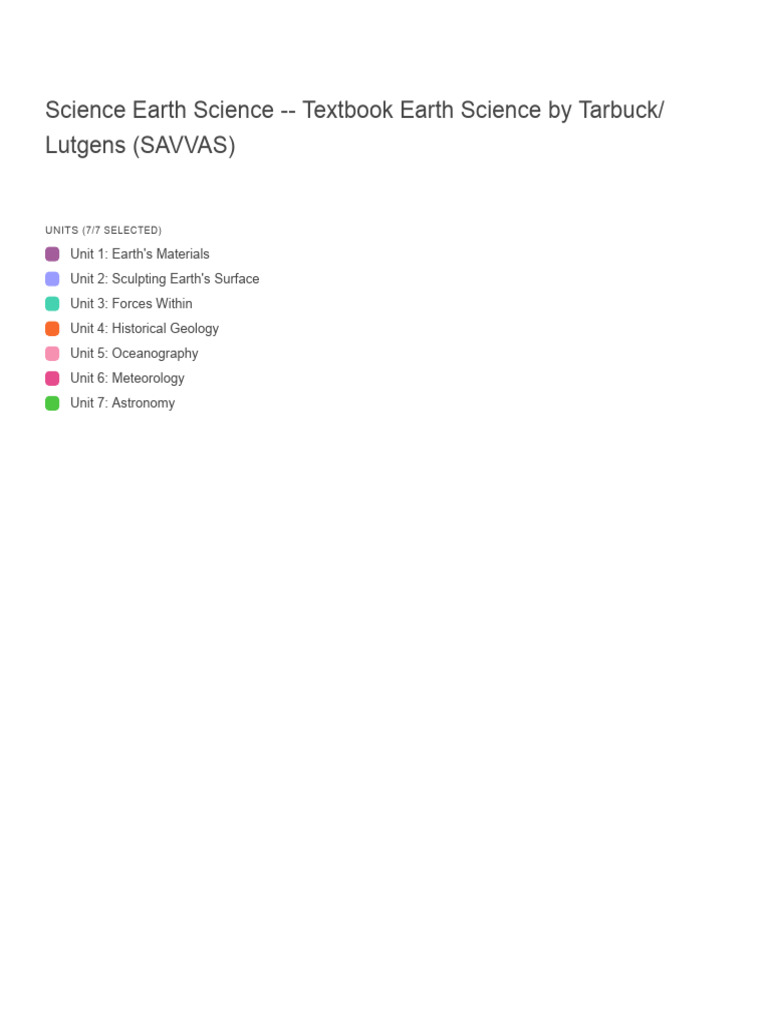 Science Earth Science - Textbook Earth Science by Tarbuck - Lutgens ...