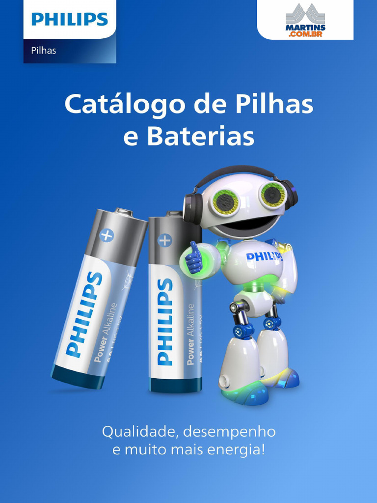 Pilhas Philips | PDF