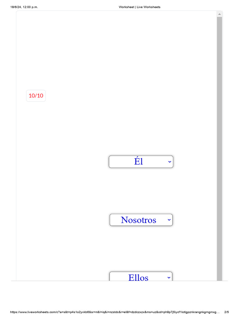 Worksheet - Live Worksheets | PDF