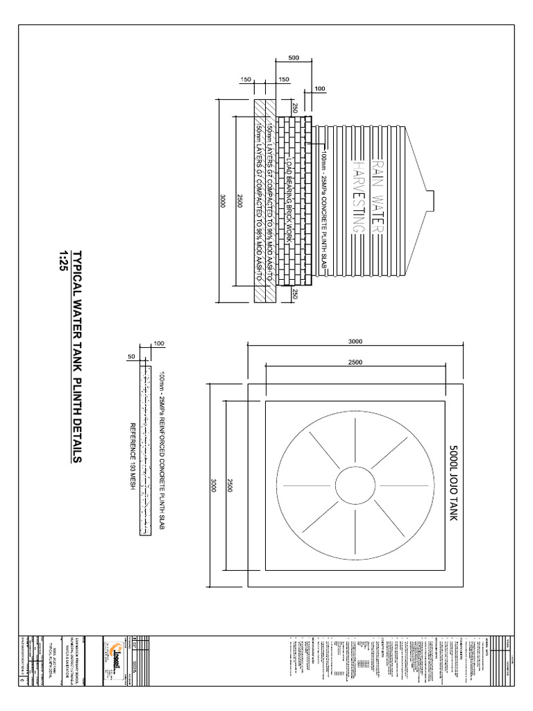 Kzn Schools Toilets Project Water Tank Plinth | PDF