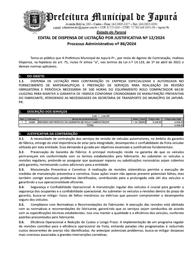 Dispensa | PDF