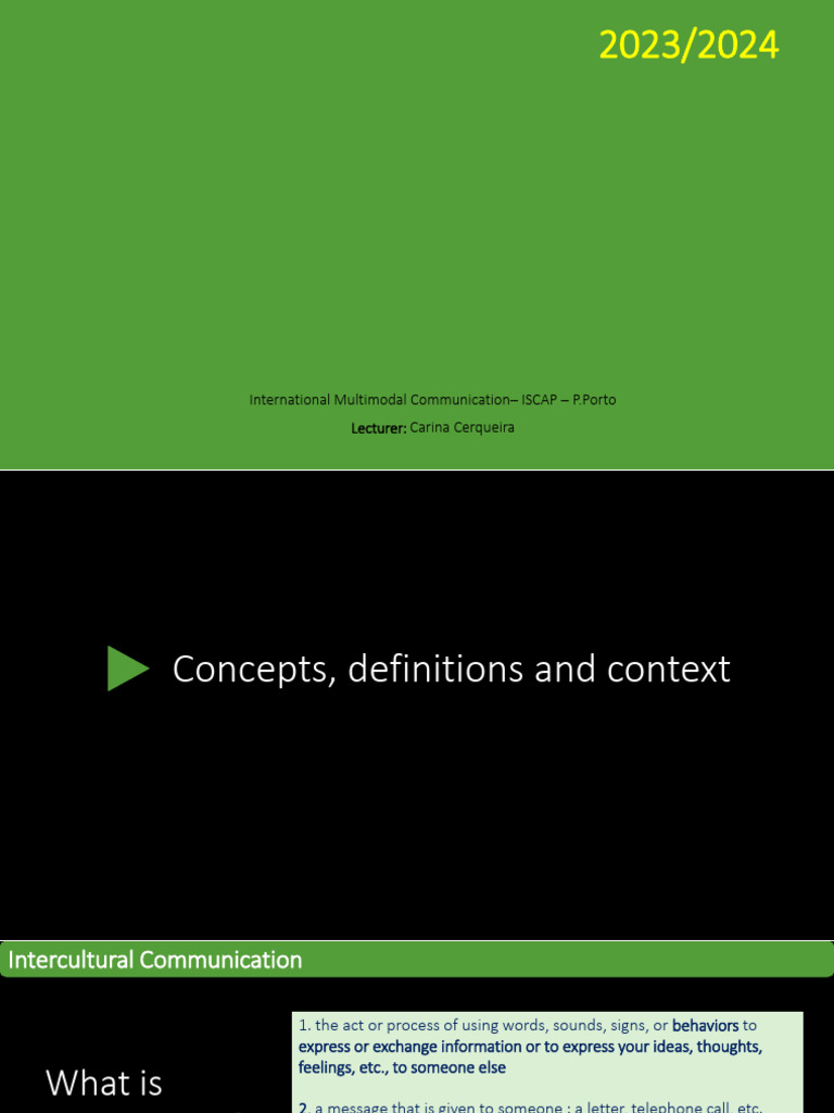 Intercultural Communication | PDF | Cross Cultural Communication ...