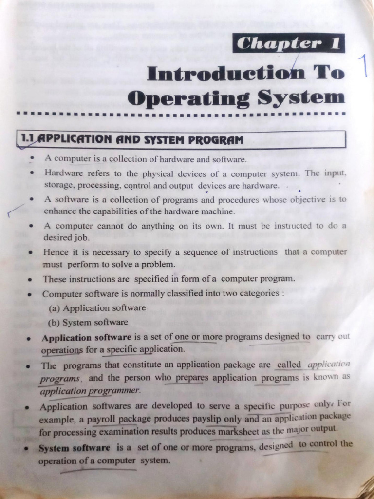 Operating System Chap 1 | PDF | Process (Computing) | Operating System