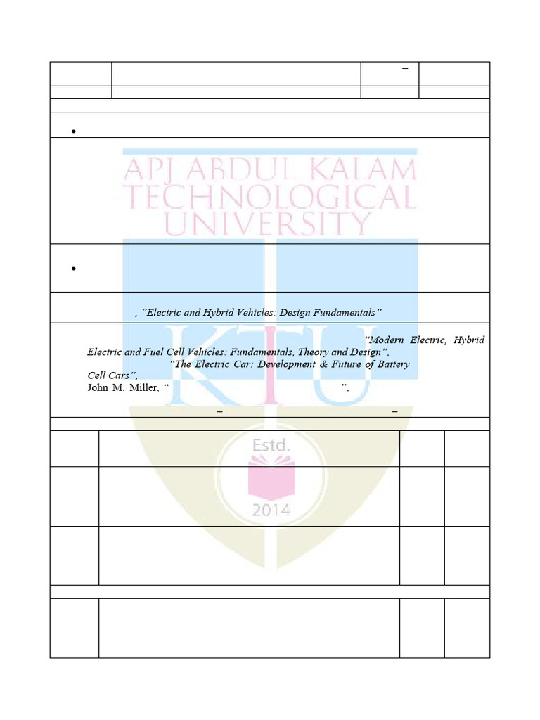 AU362 Hybrid and fuel cell vehicles | PDF | Energy Storage | Hybrid Vehicle