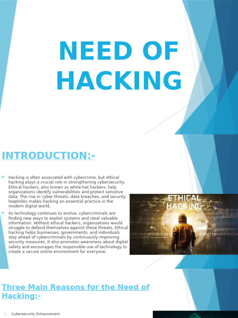 Need of Hacking | PDF | Computer Security | Security
