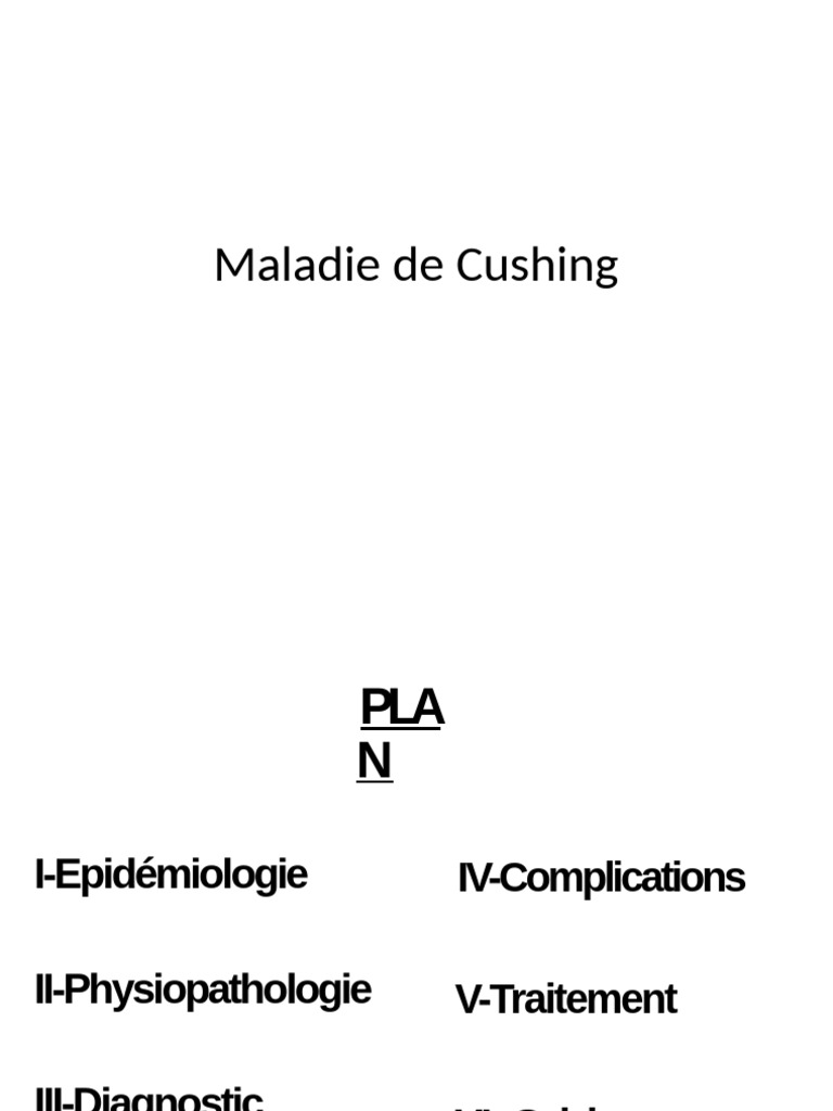 Maladie de Cushing | PDF | Cortisol | Système endocrinien