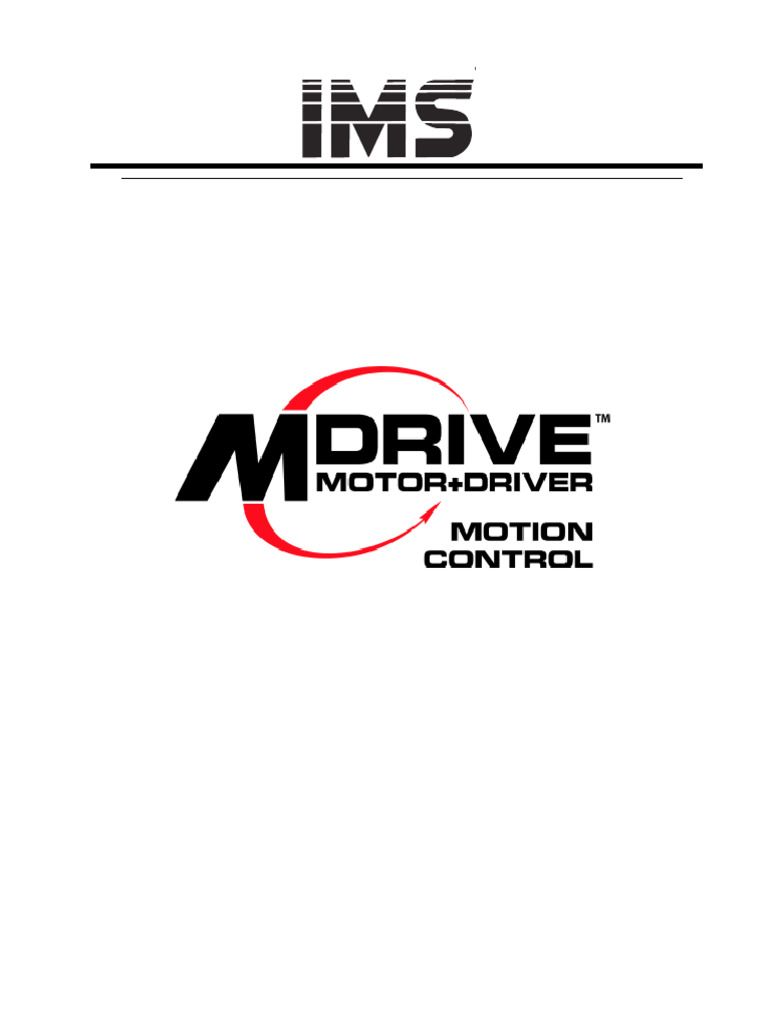 IMS-MDrive-CommandLanguage (1) | PDF | Actuator | Computer Terminal
