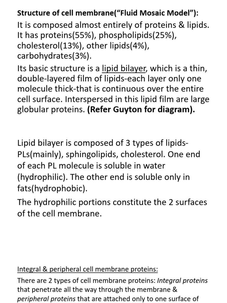 MBBS 1 | PDF | Cell Membrane | Homeostasis