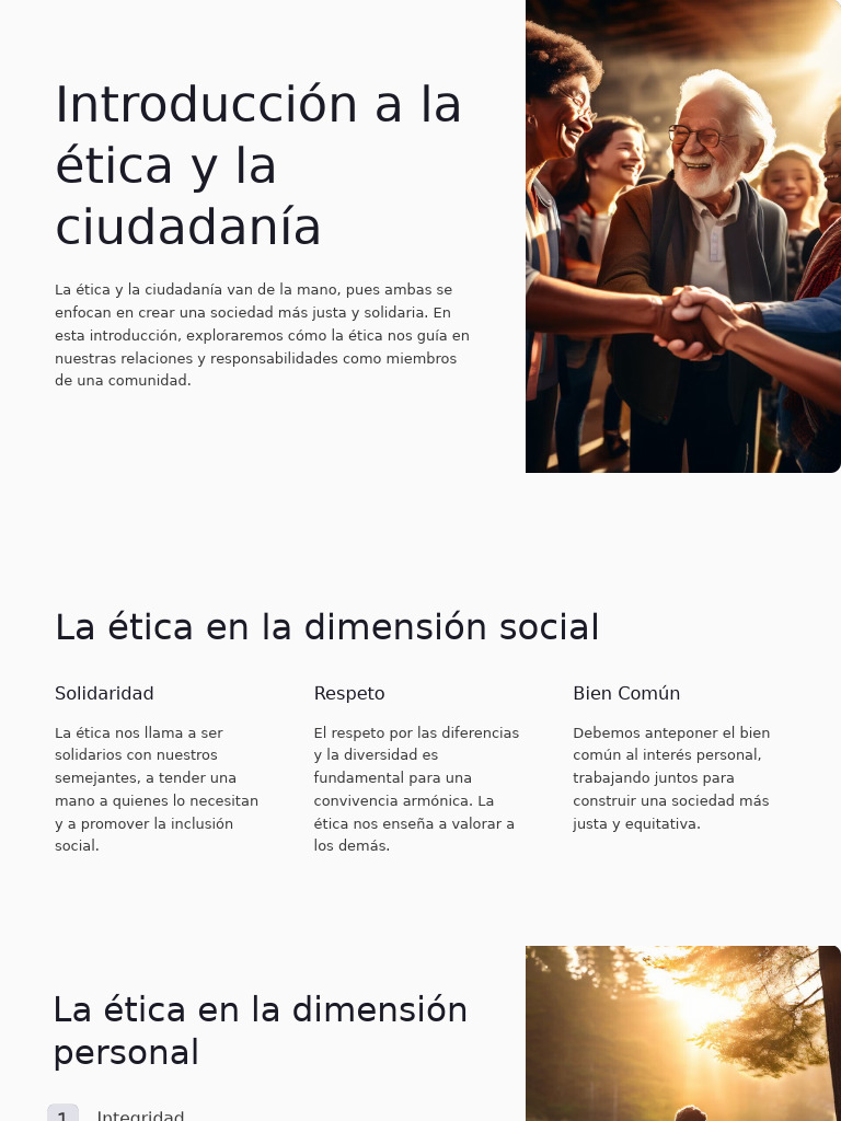 La Ética y La Ciudadanía, Expo de Ensayo | PDF