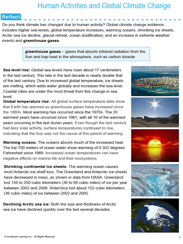 WOLF, JAMARION SPSB - HumanActivitiesandGlobalClimateChange ...
