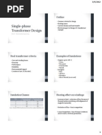 Transformer Design | PDF | Science & Mathematics | Technology & Engineering