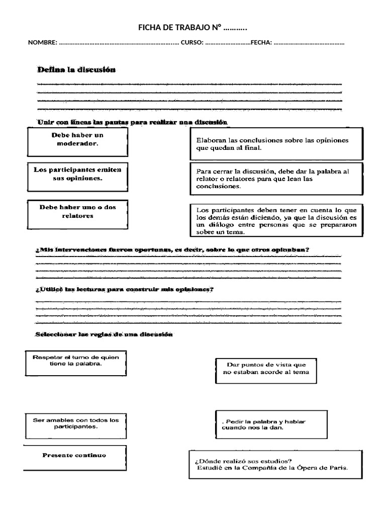 Ficha de Trabajo 8 | PDF