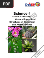 Science4 Q2 Mod4 Specialized Structures of Terrestrial and Aquatic ...