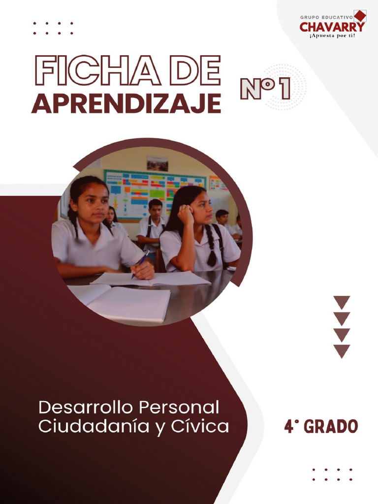 Ficha N°1 - 4TO GRADO - DPCC (1) | PDF | Adolescencia | Socialización