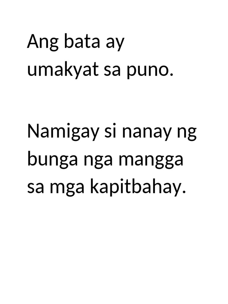 Puno NG Mangga | PDF