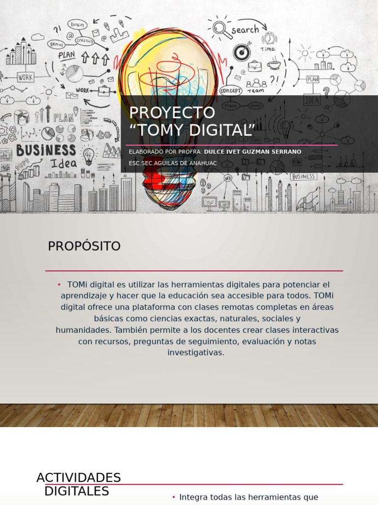 Proyecto Tomi Digital | PDF