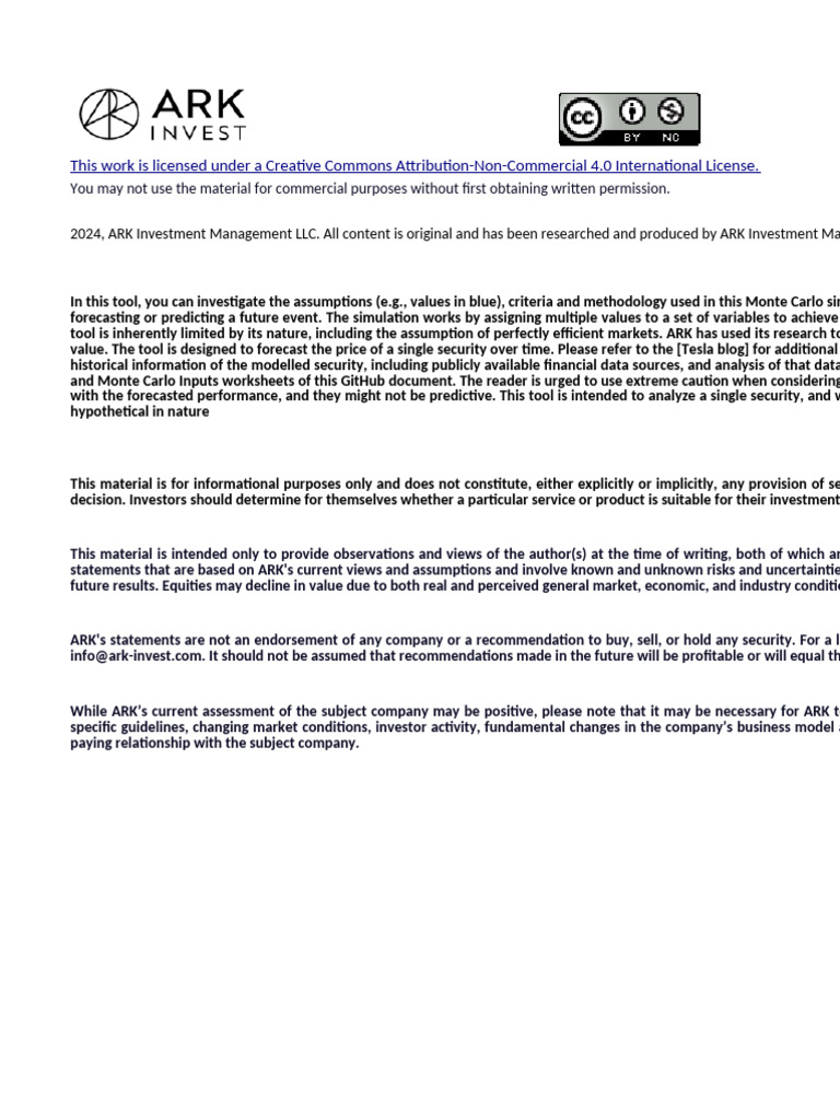 Tesla 2029 Valuation Extract For Github | PDF | Valuation (Finance ...