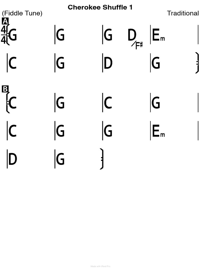 Cherokee Shuffle 1 | PDF