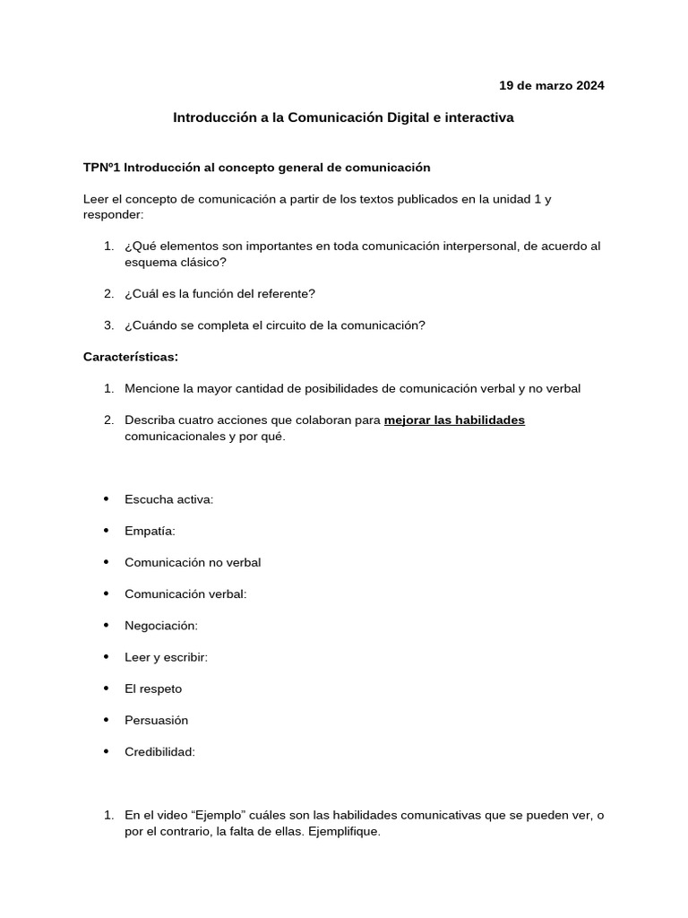 Comunicación Digital: Habilidades Clave | PDF