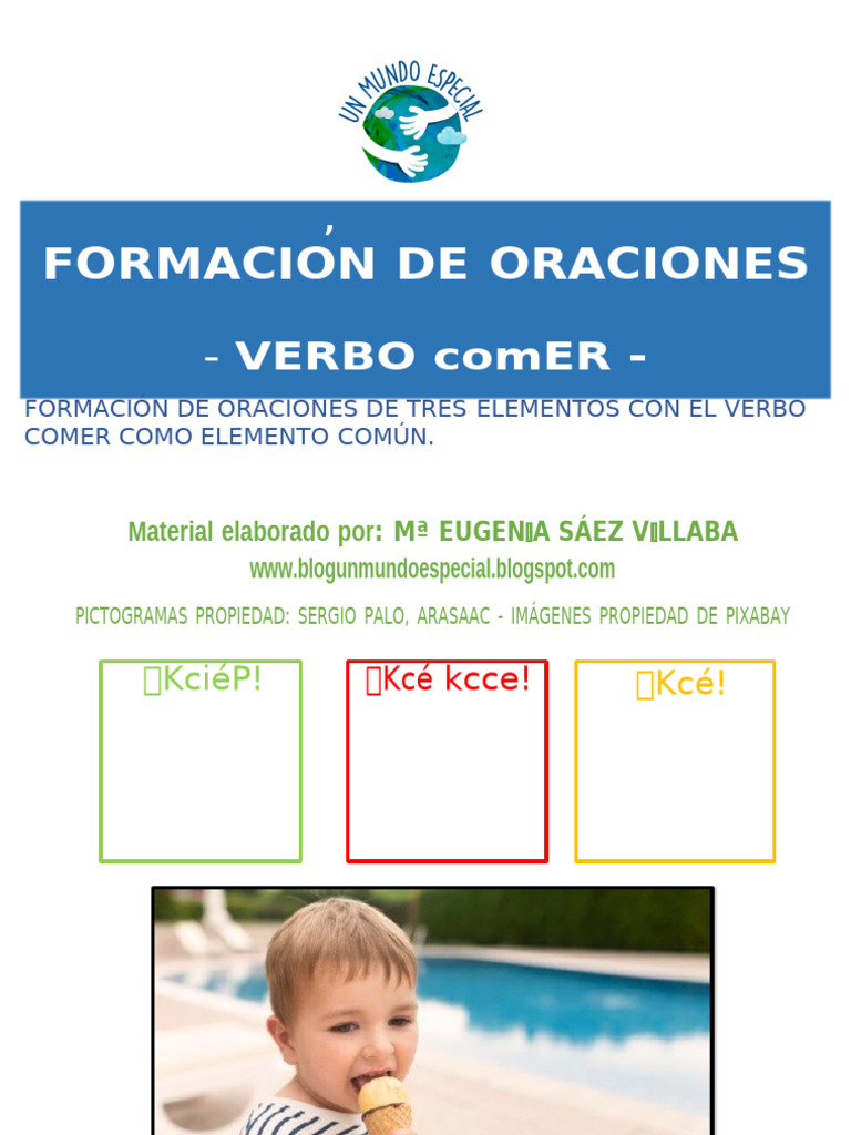 Oraciones con el verbo comer | PDF