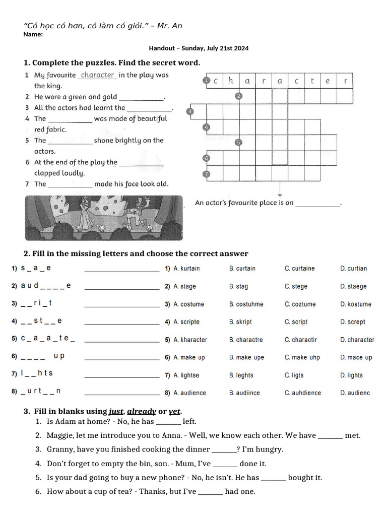 FF5 U2 Handout 21stJuly | PDF