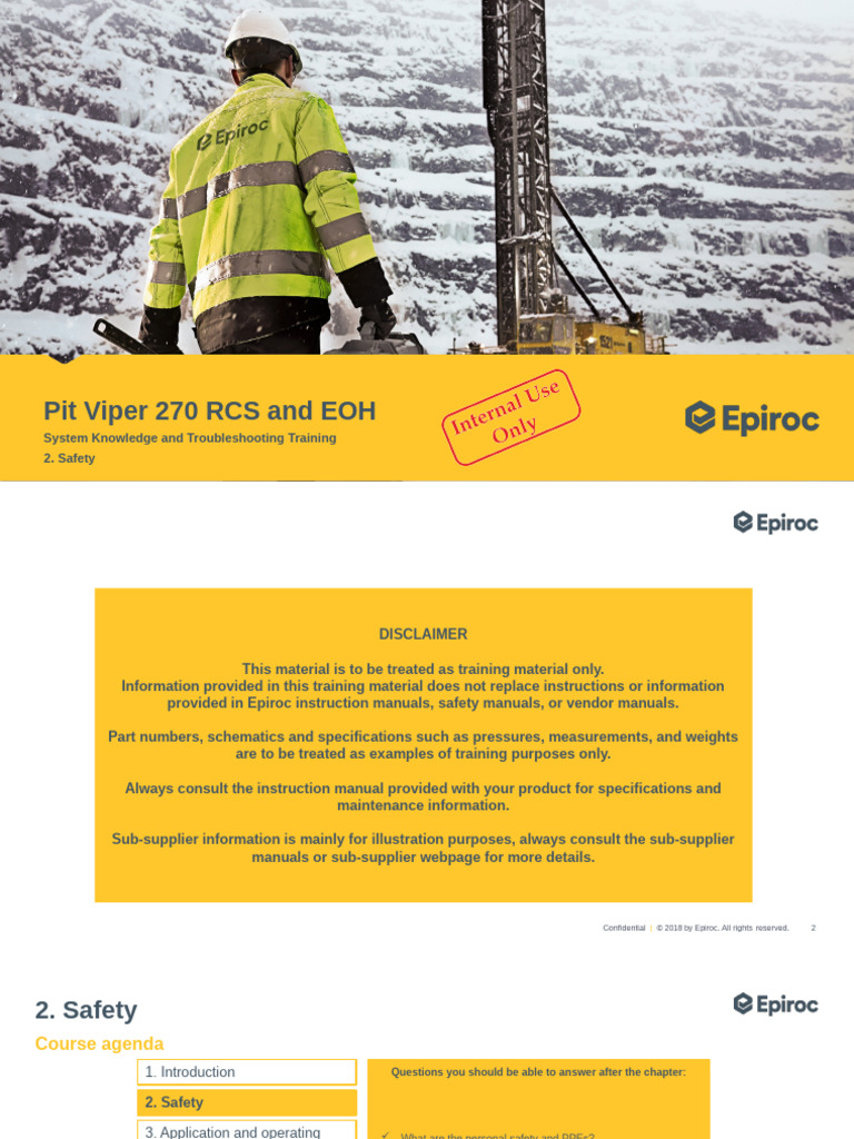 02 Safety PV 270 en 1.0 Epiroc | PDF