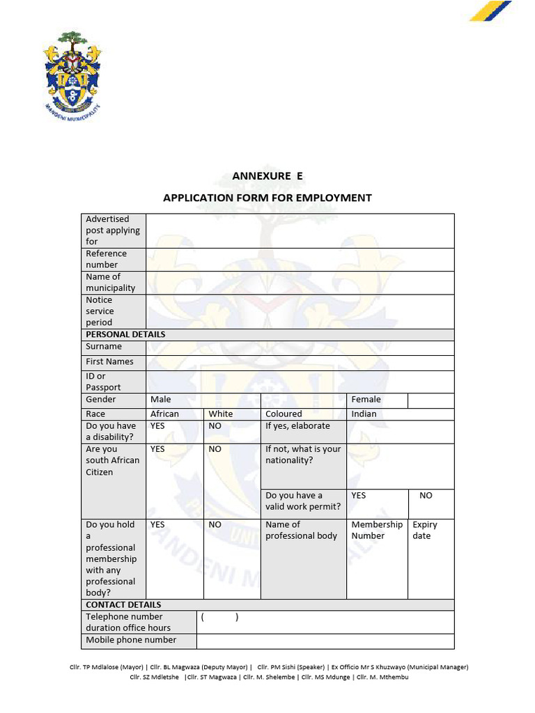 Application Form Annexure e | PDF | Justice | Crime & Violence