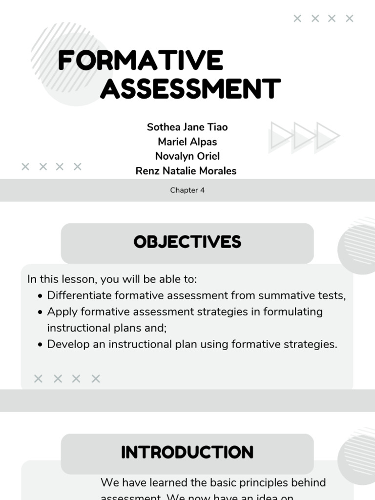 Formative Assessment Strategies Explained | PDF | Educational ...