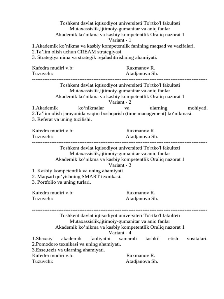 AKKK On 1 Variant | PDF