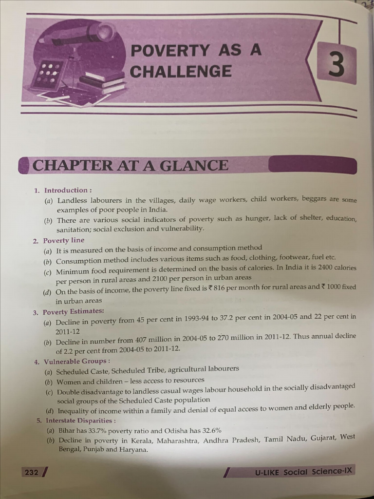 Poverty As A Challenge - U-Like Book | PDF