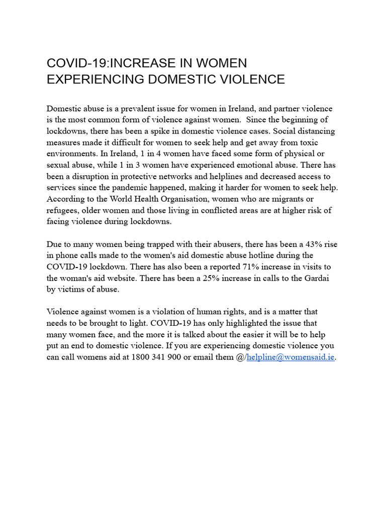 domestic abuse | PDF