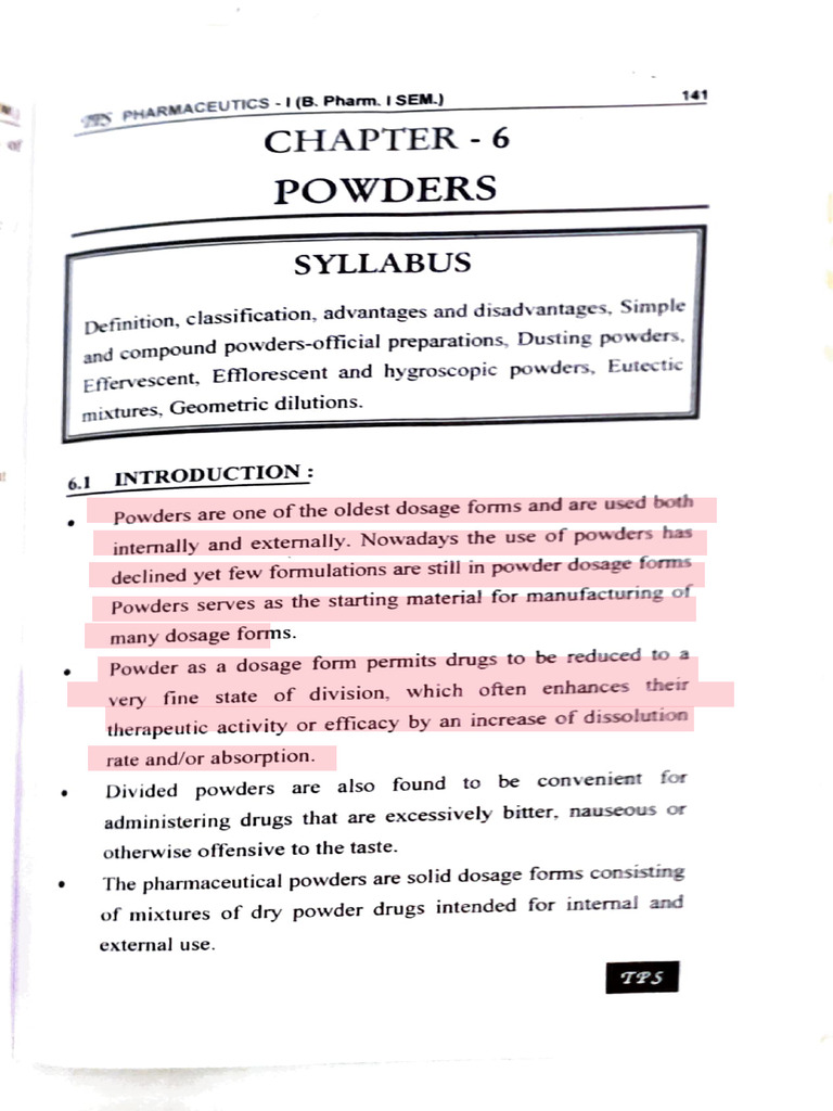 Powders | PDF