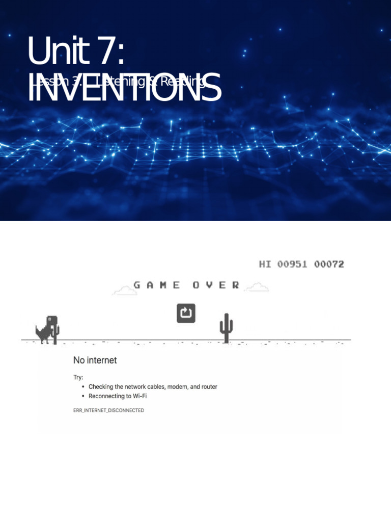 Unit 7: Inventions: Lesson 3.1 Listening & Reading | PDF
