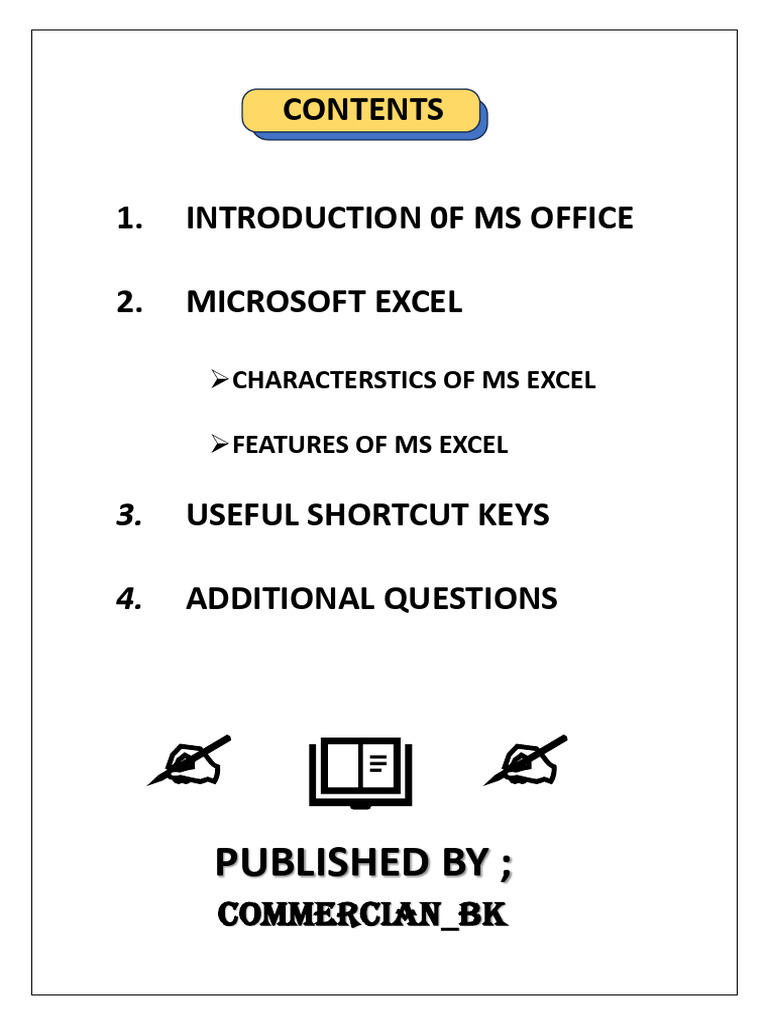WHAT IS MS EXCEL - Merged | PDF | Microsoft Excel | Microsoft Office