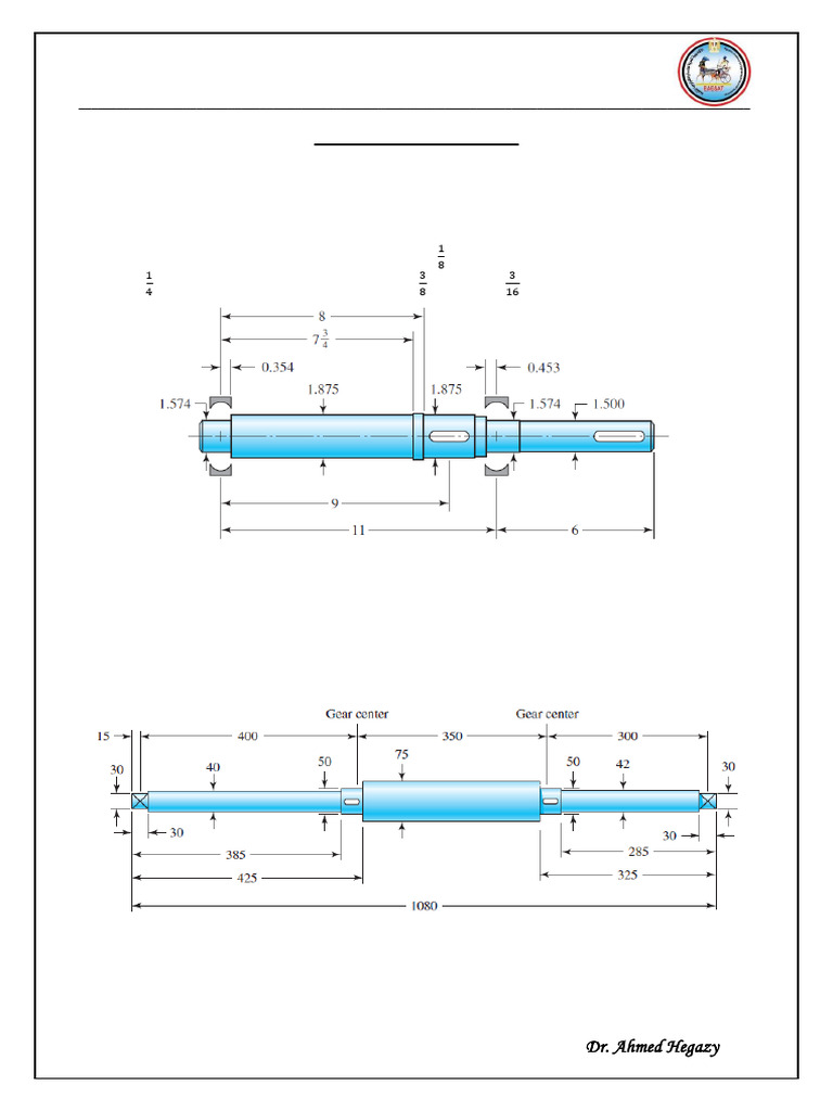 Sheet (3) - Shaft Design | PDF