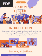 Popular Leisure Activities List | PDF | Leisure | Hobbies