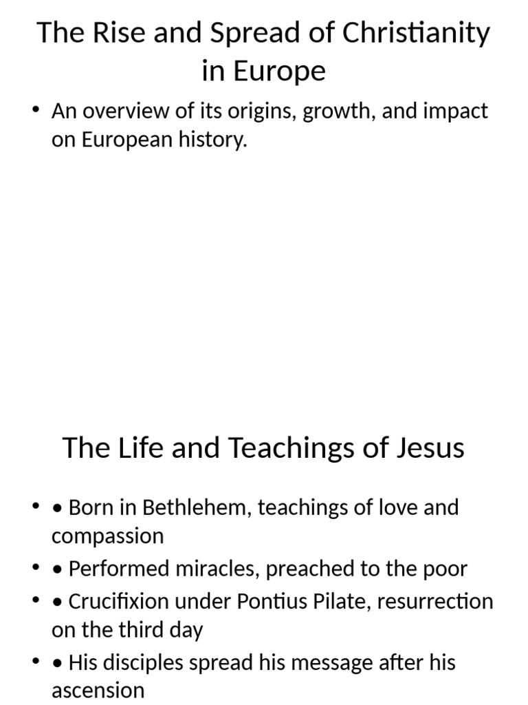 Rise and Spread of Christianity | PDF