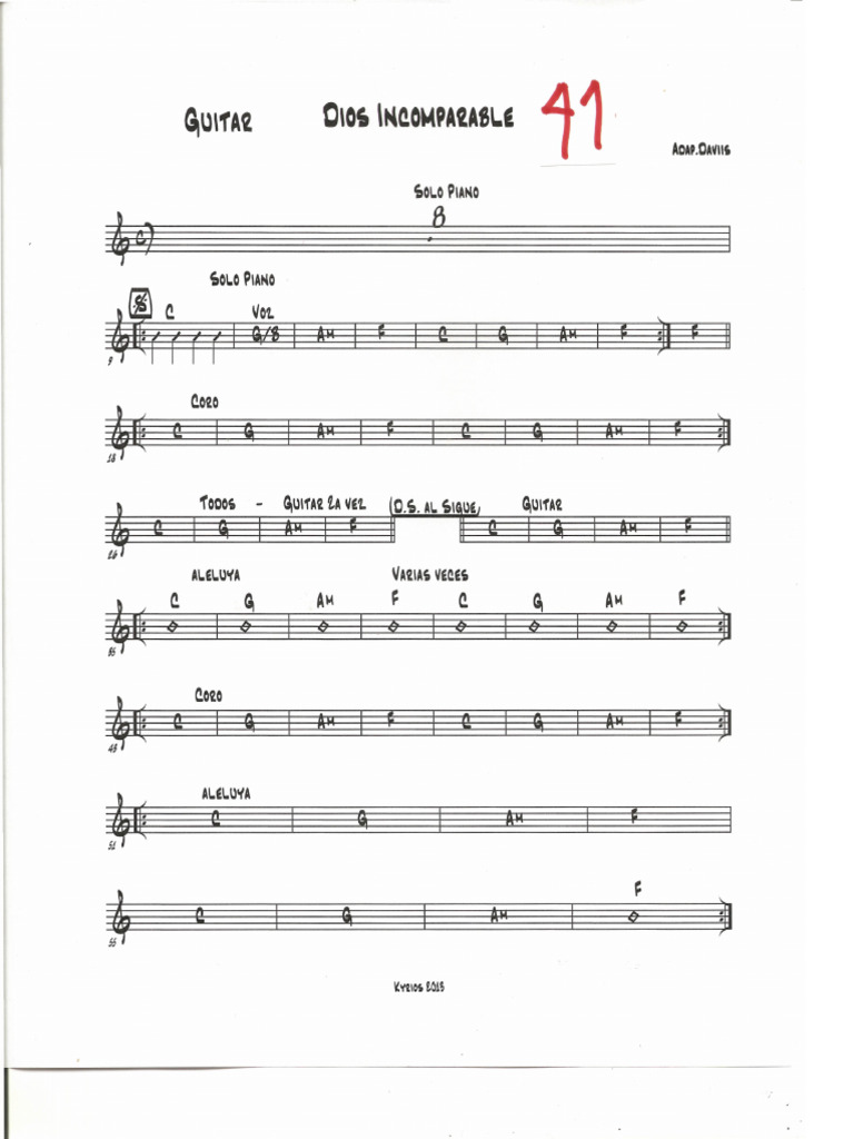 Dios Incomparable | PDF