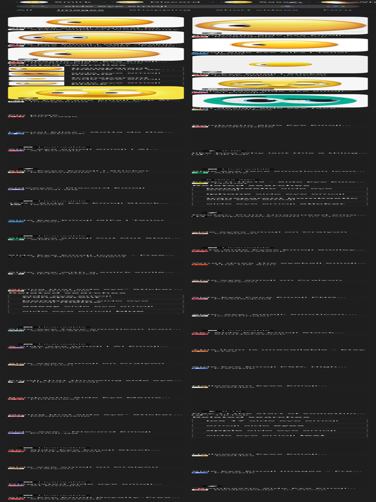 Side Eye Emoji Resources and Variants | PDF
