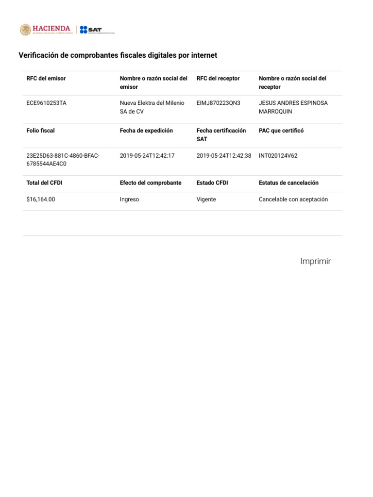 Verificación de Comprobantes Fiscales Digitales Por Internet | PDF