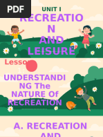 Popular Leisure Activities List | PDF | Leisure | Hobbies