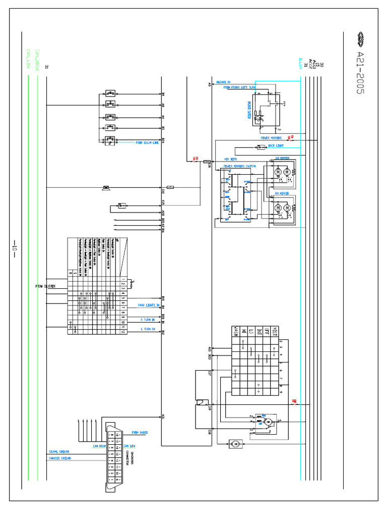 0910 FRONT ISU SYSTEM Model | PDF | Switch | Airbag
