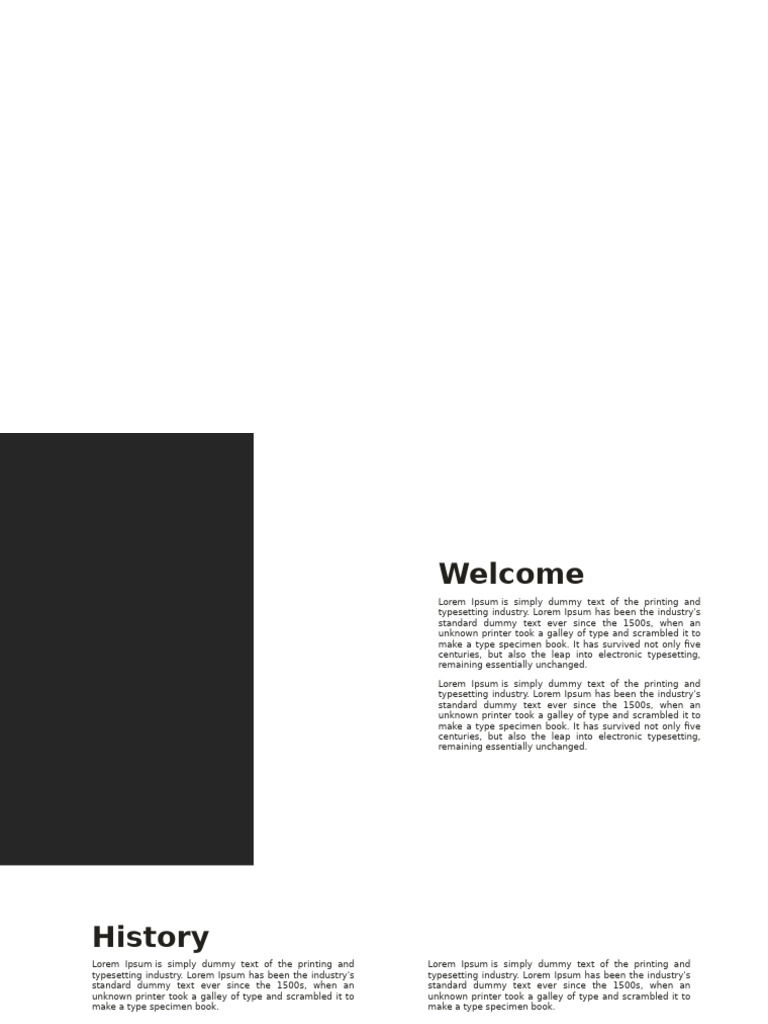 History of Lorem Ipsum Text | PDF | Printer (Computing) | Communication ...